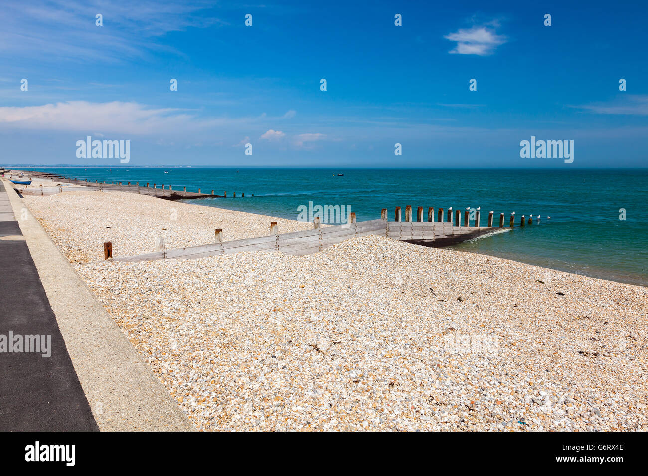 The shingle beach at Selsey Bill West Sussex England UK Europe Stock ...