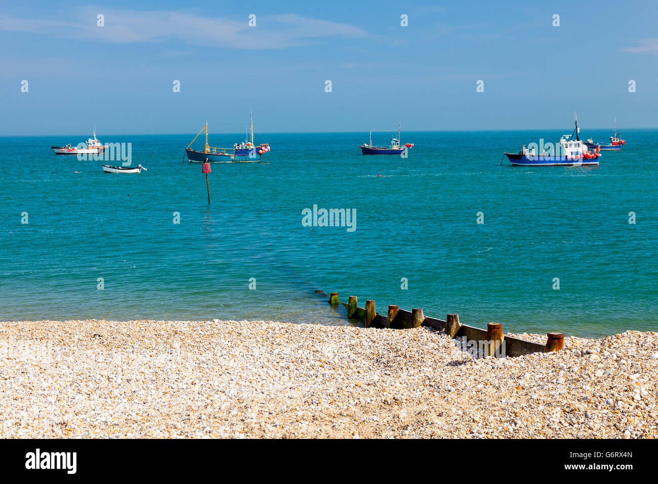 The shingle beach at Selsey Bill West Sussex England UK Europe Stock ...