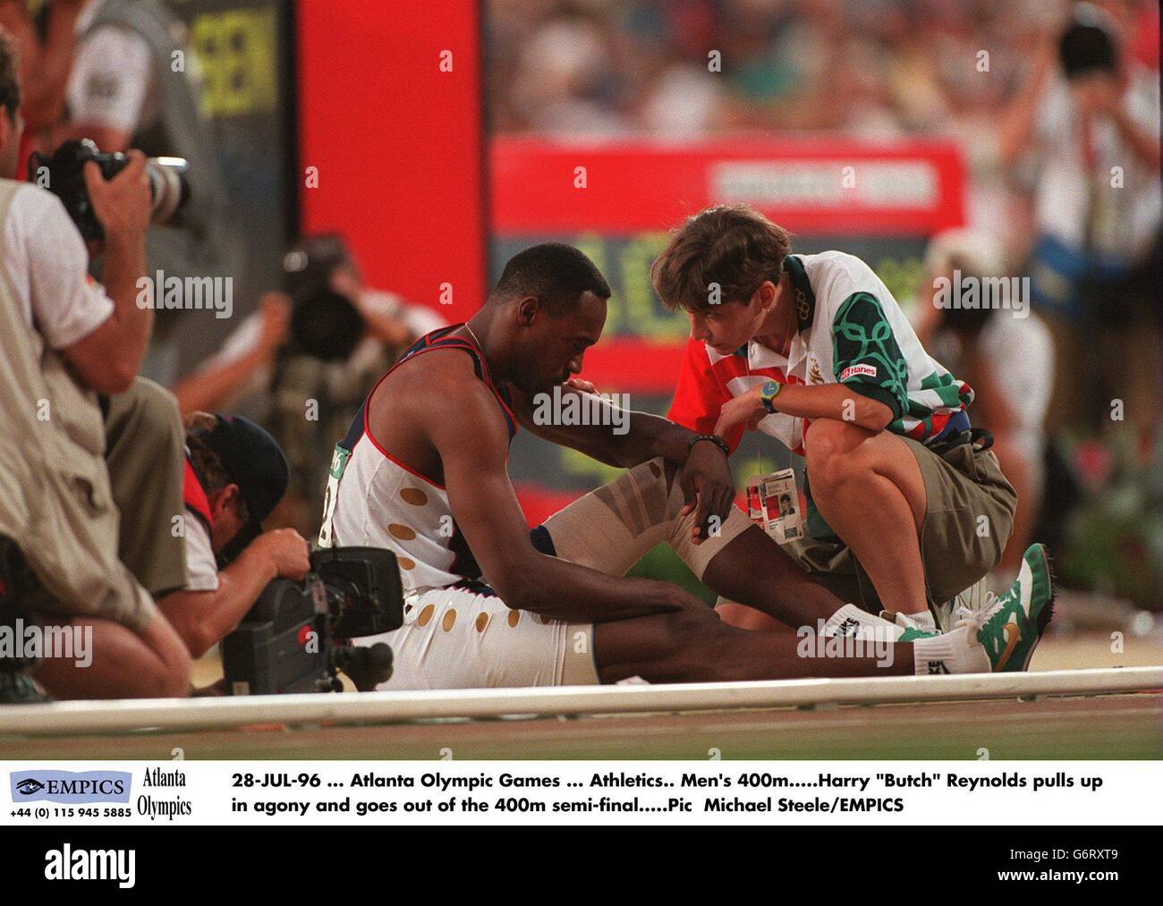 28-JUL-96 ... Atlanta Olympic Games ... Athletics. Men's 400m. Harry ...