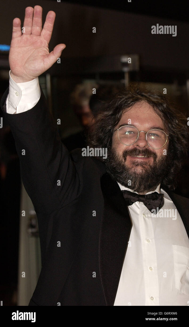 Director Peter Jackson arriving at the Orange British Academy Film ...