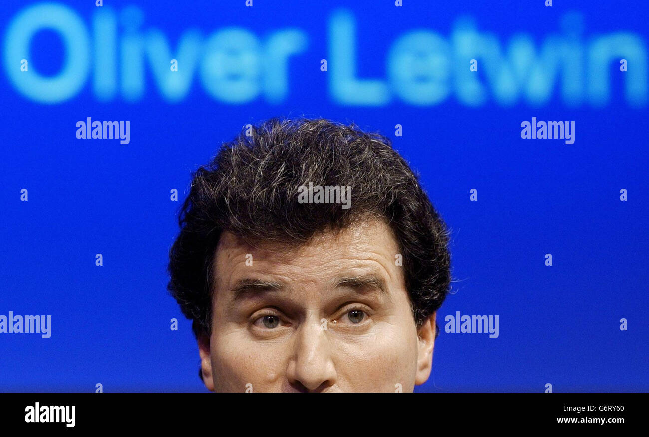 Shadow chancellor Oliver Letwin delivers a speech in London, where he ...