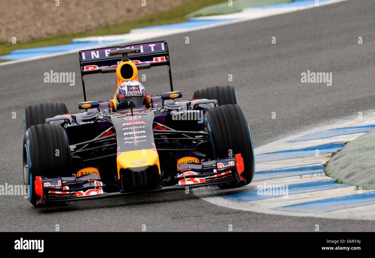 Formula One - 2014 Testing - Day Four - Circuito de Jerez Stock Photo ...