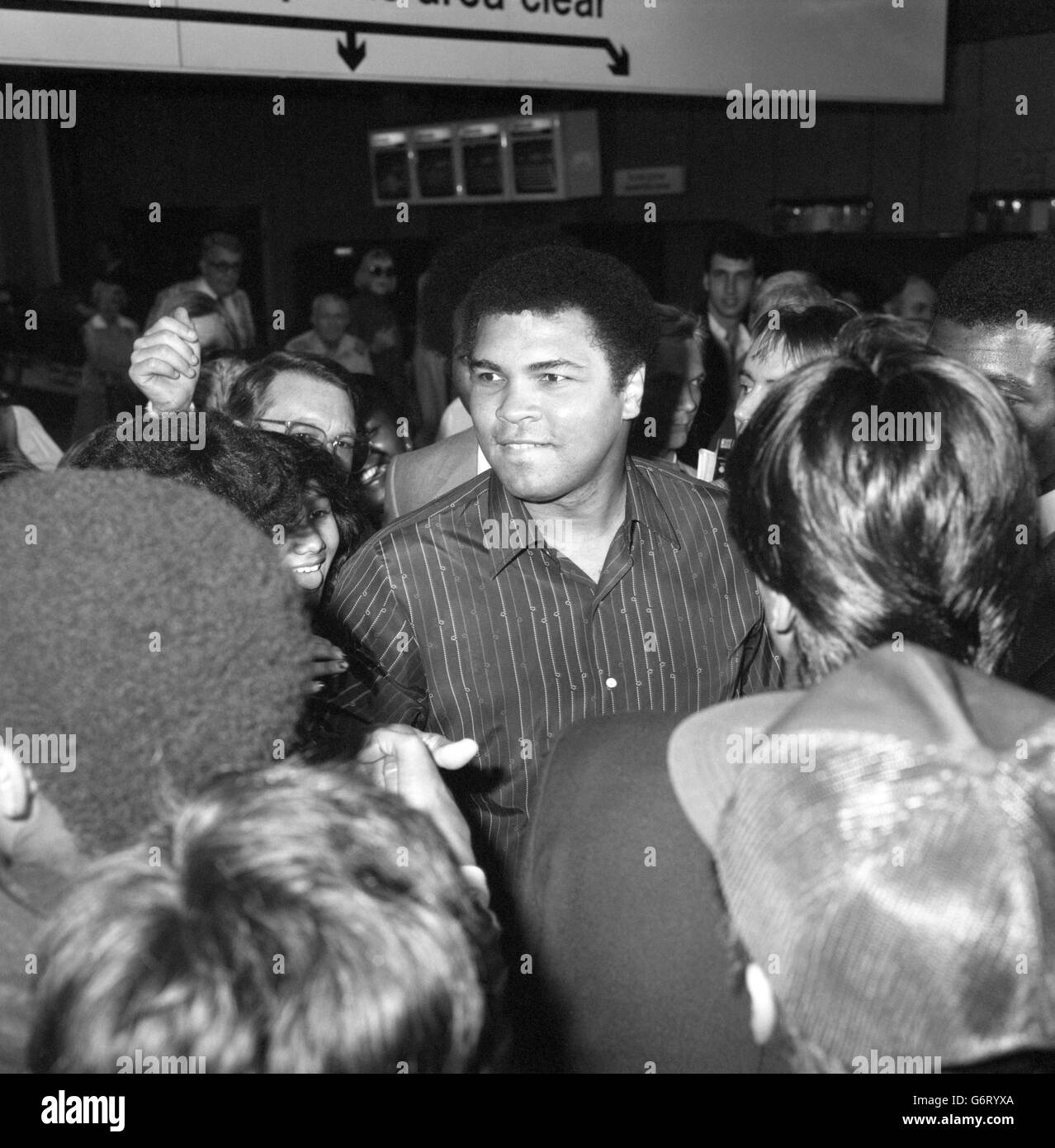 Former three-times world heavyweight boxing champion, Muhammad Ali on ...