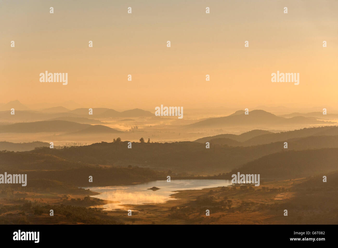 Aerial landscape of Zimbabwe Stock Photo - Alamy