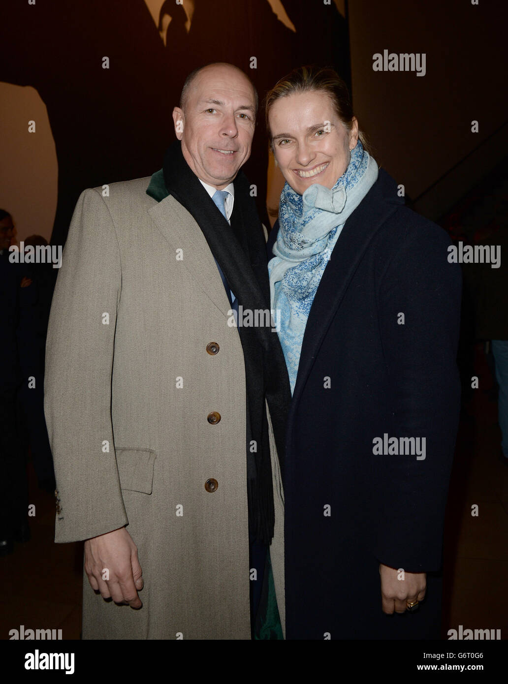 GQ Editor Dylan Jones and guest attend the private viewing of Bailey's ...