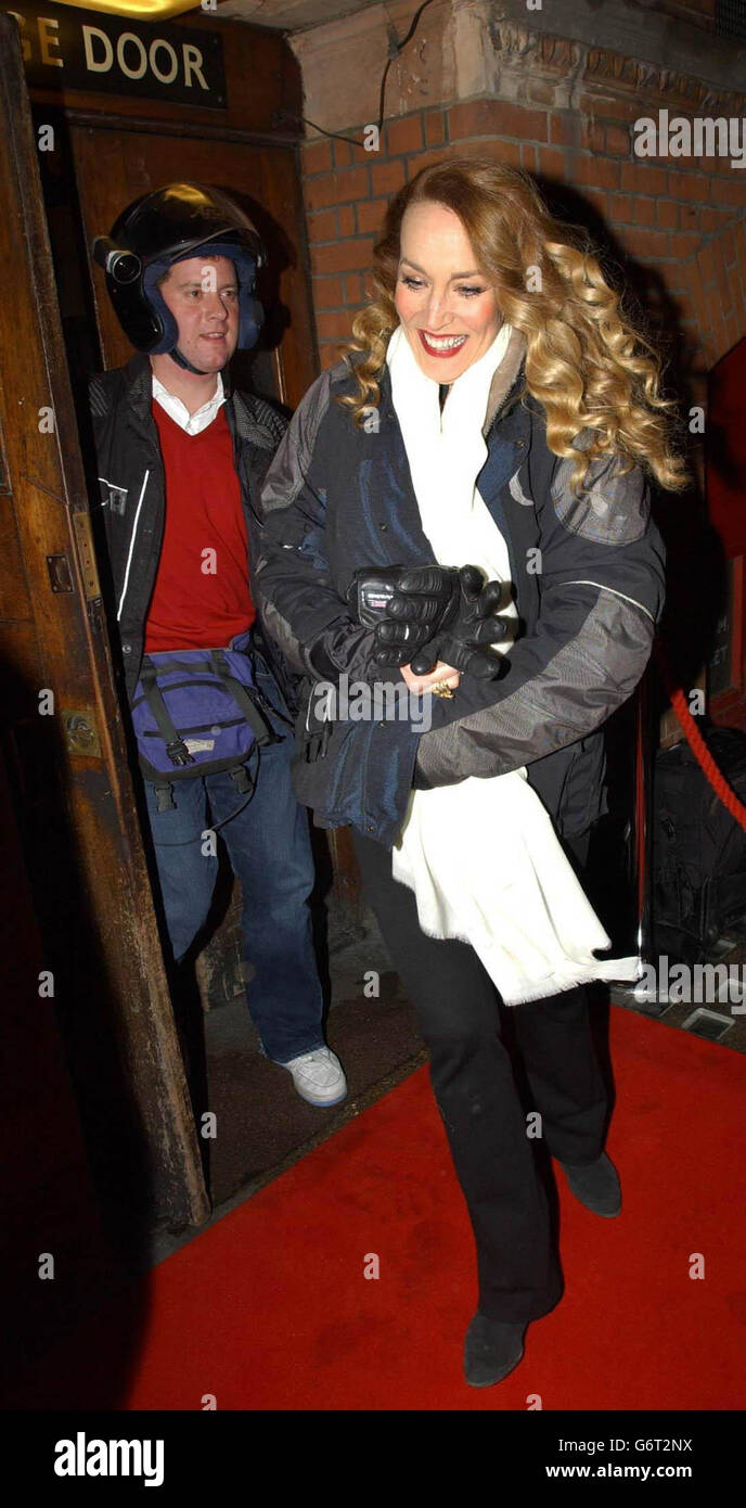 Showbiz jerry hall hi-res stock photography and images - Alamy