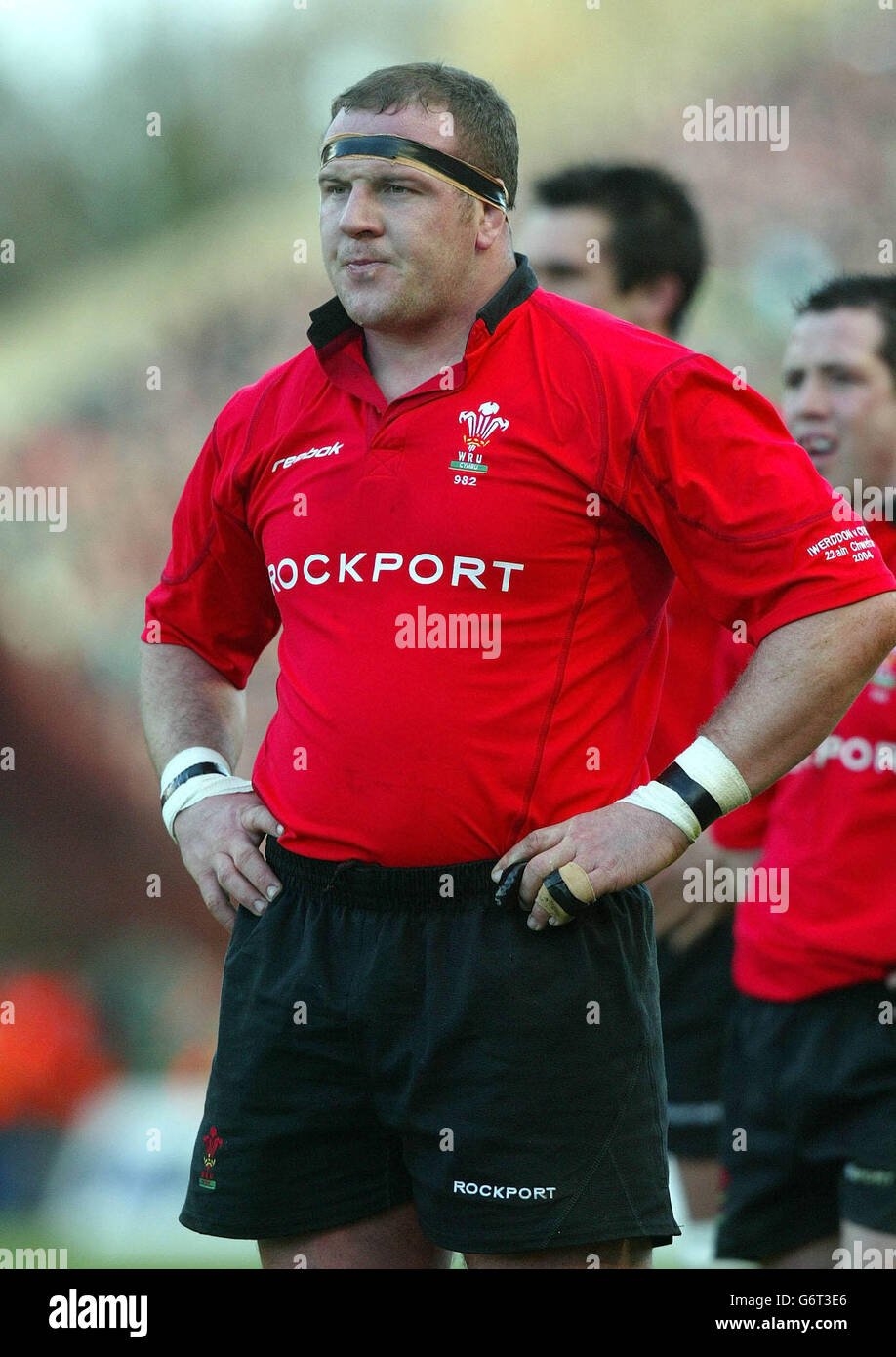 Iestyn Thomas of Wales during the RBS 6 Nations match at Lansdowne Road ...