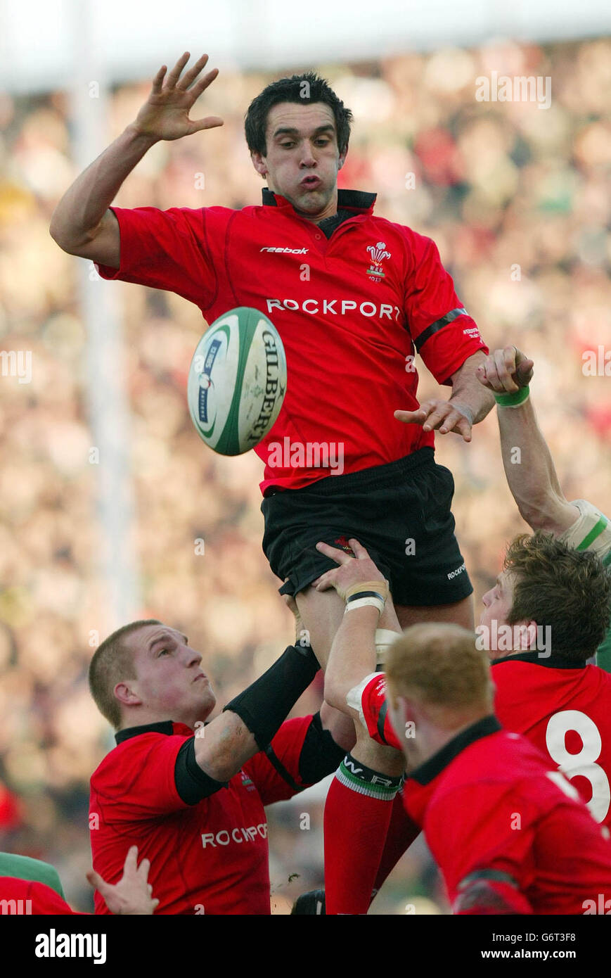 RBS 6 Nations Jonathan Thomas. Jonathan Thomas of Wales during the RBS ...