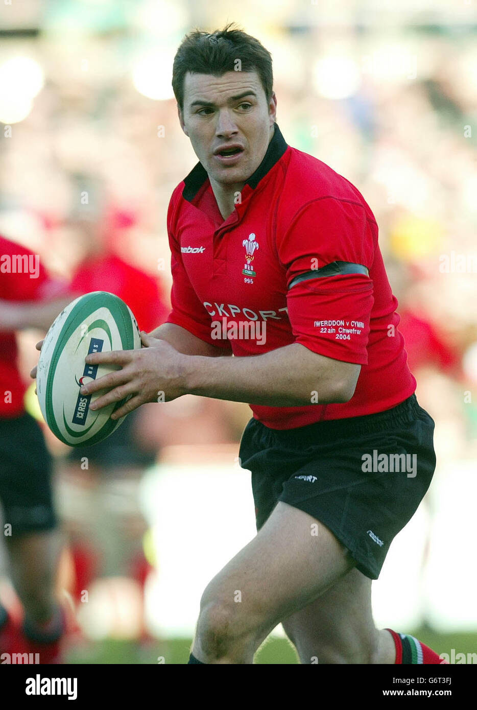 Iestyn Harris of Wales during the RBS 6 Nations match at Lansdowne Road ...