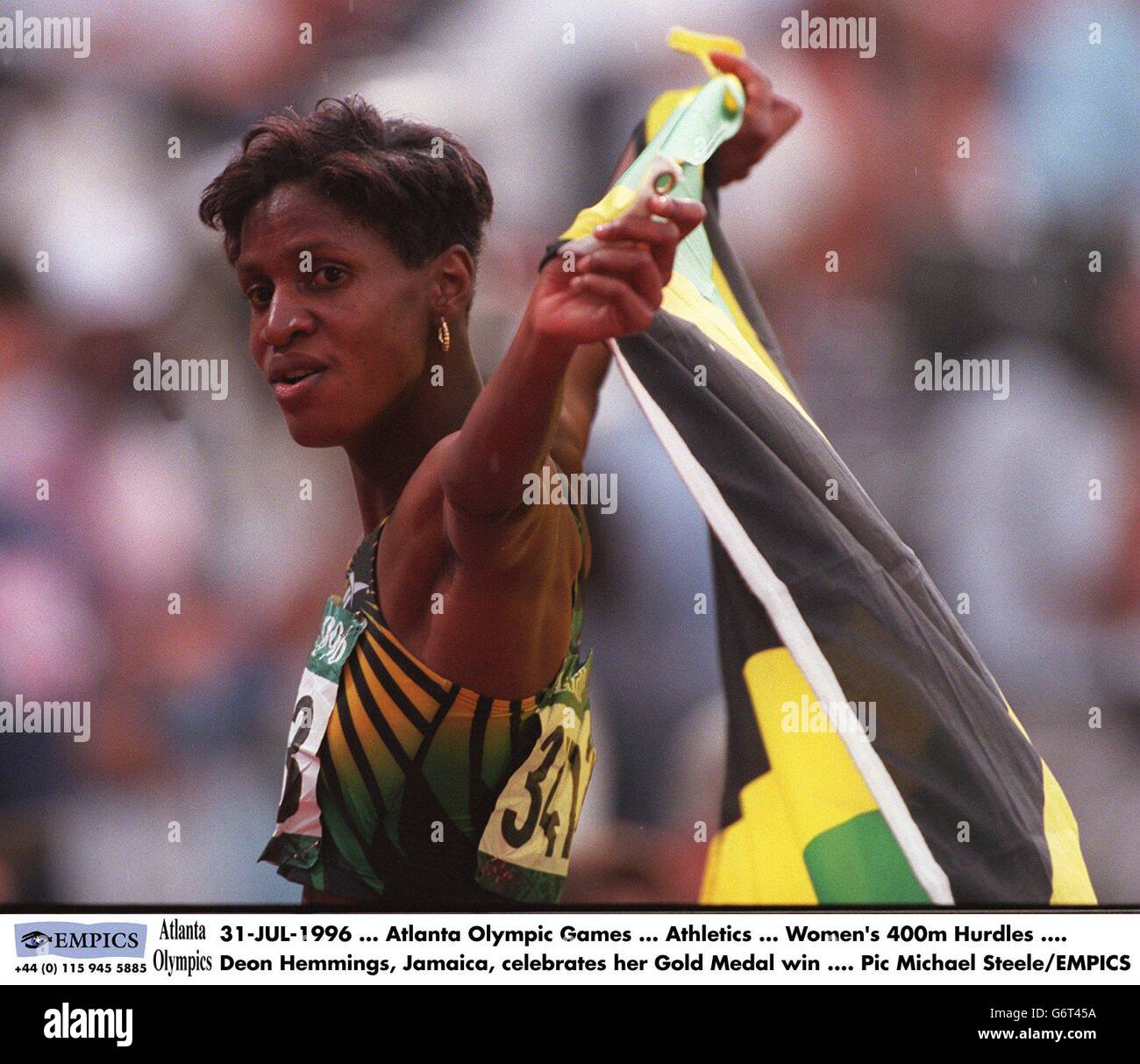 31-JUL-1996, Atlanta Olympic Games, Athletics, Women's 400m Hurdles ...