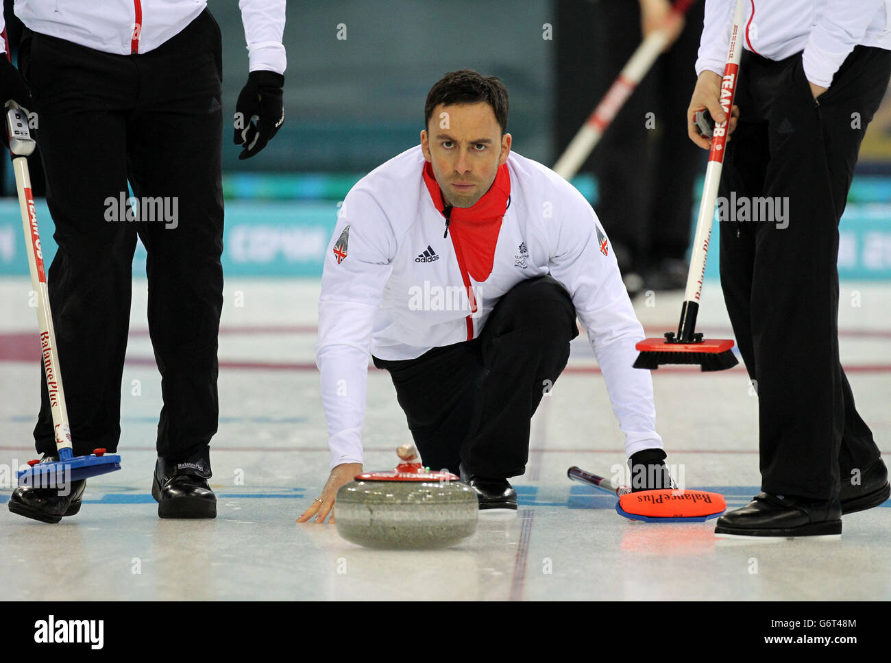 Great Britain's David Murdoch during curling training at the Ice Cube ...