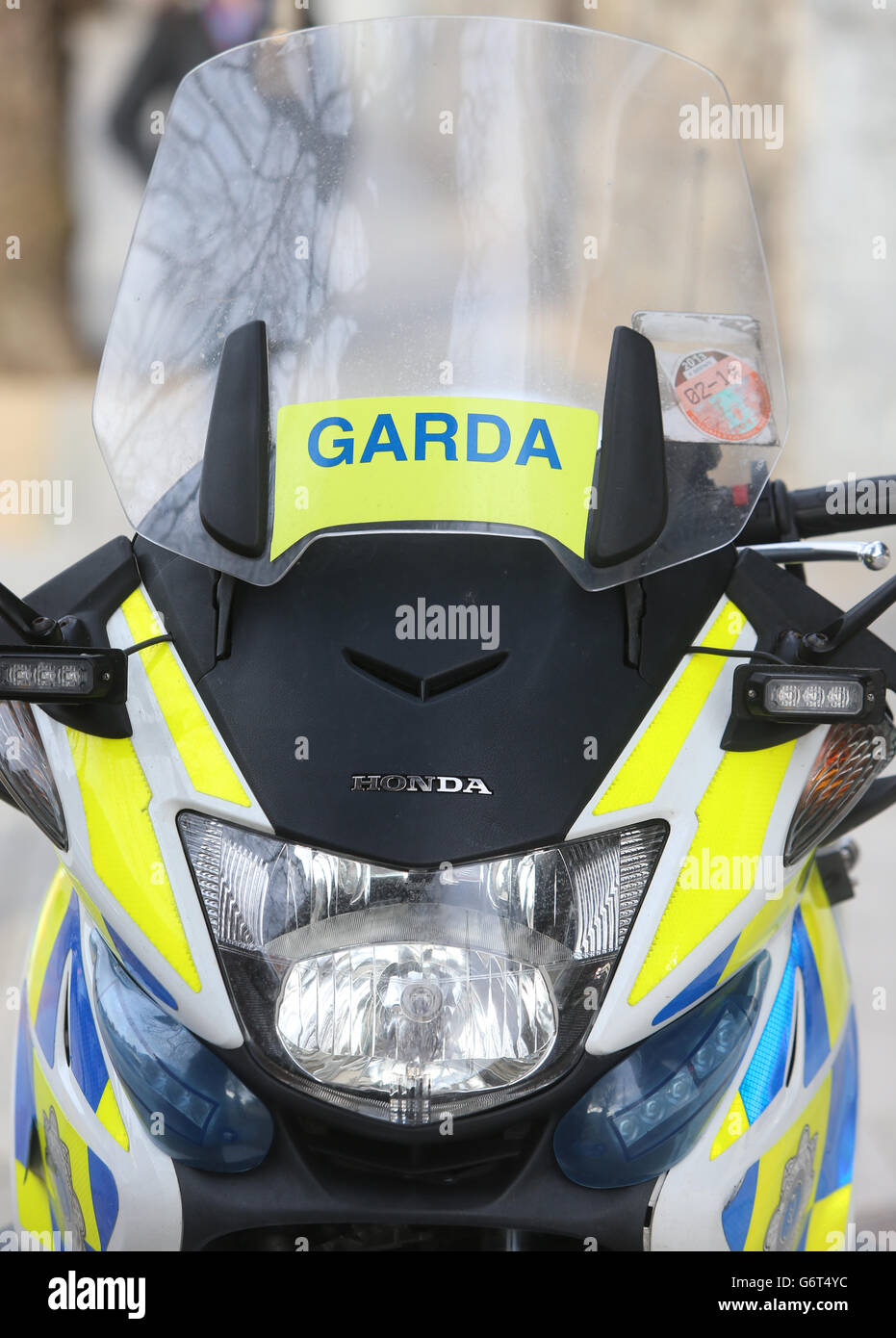 A Garda traffic corps motorbike Stock Photo - Alamy