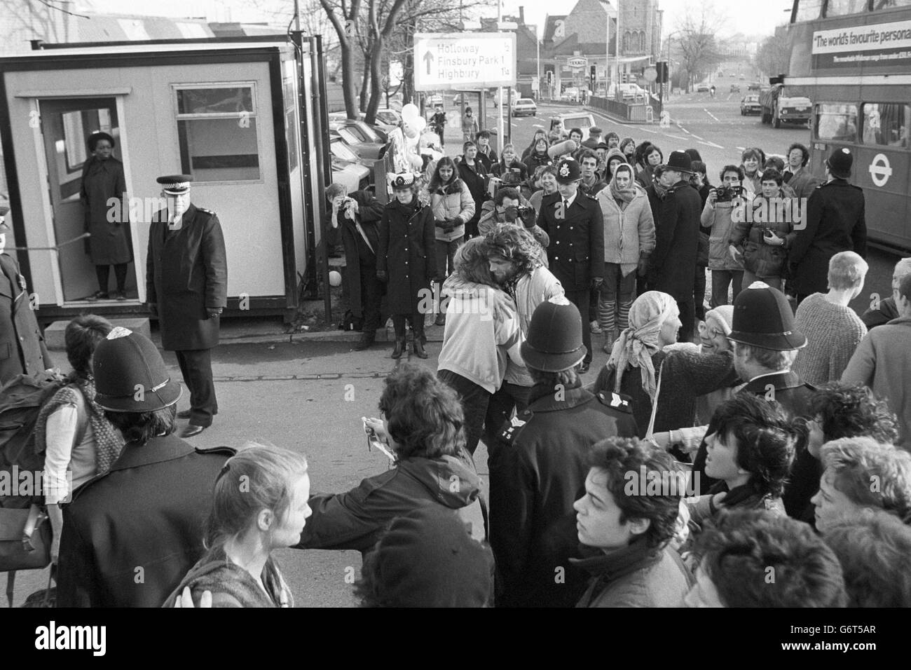 Greenham Common Protests - HM Prison Holloway - London Stock Photo - Alamy