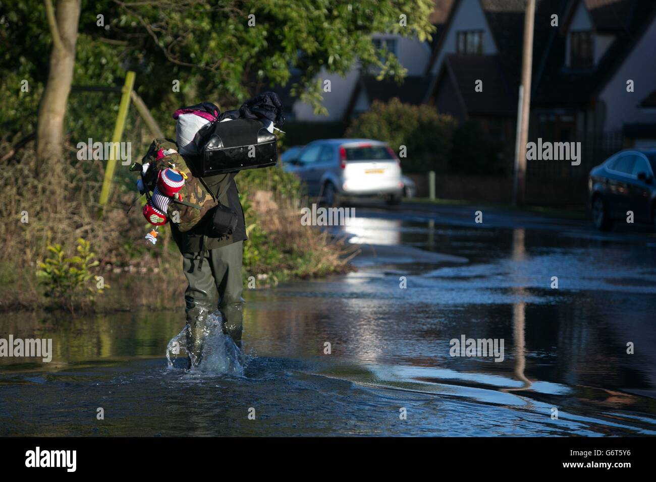 Winter weather Feb 11th Stock Photo - Alamy