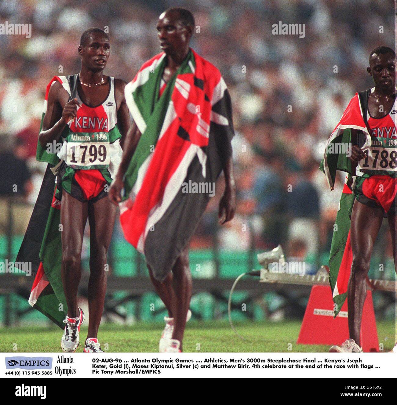 Mens 3000m steeplechase final kenyas joseph keter hi-res stock ...