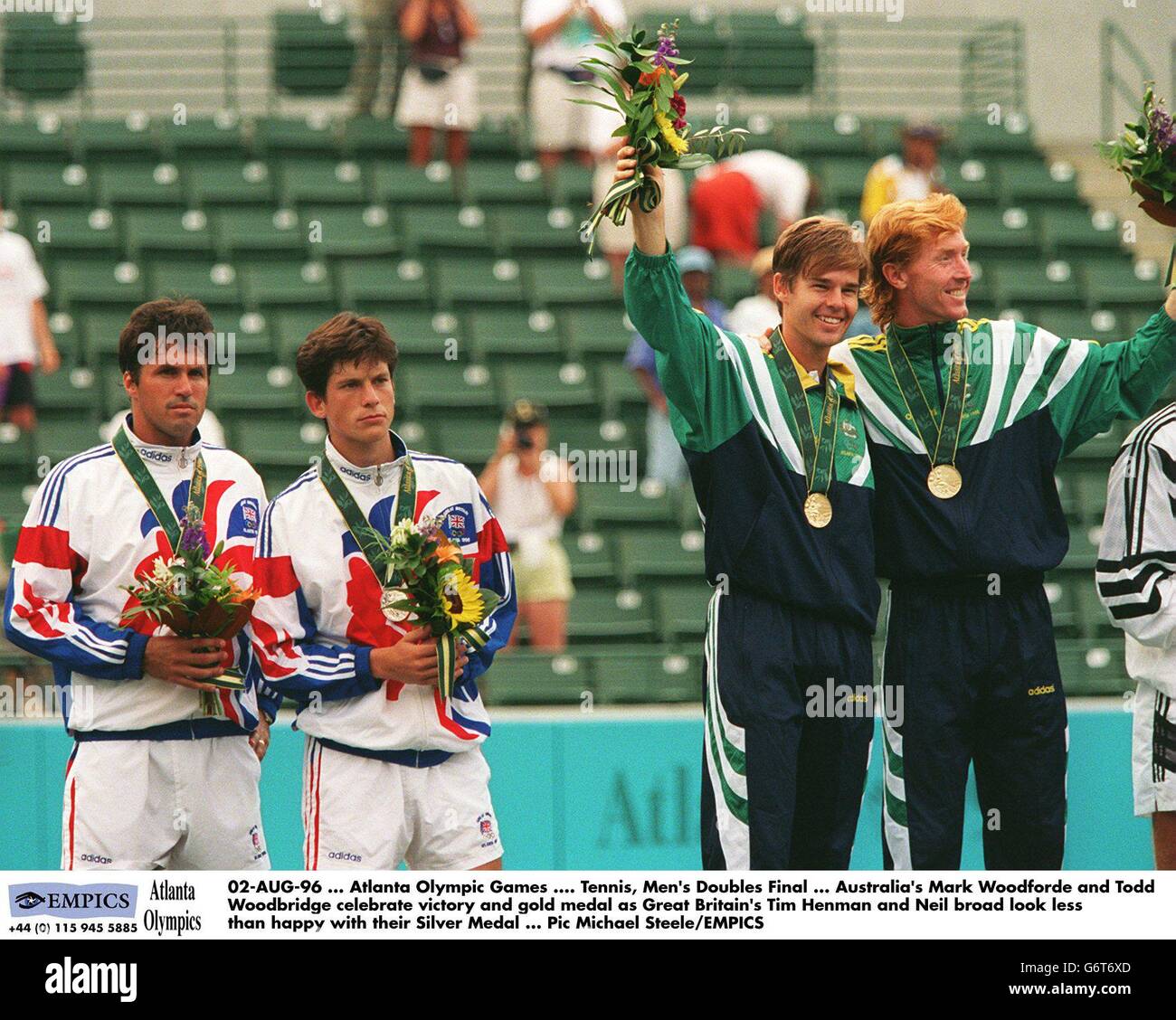02-AUG-96 ... Atlanta Olympic Games .... Tennis, Men's Doubles Final ...