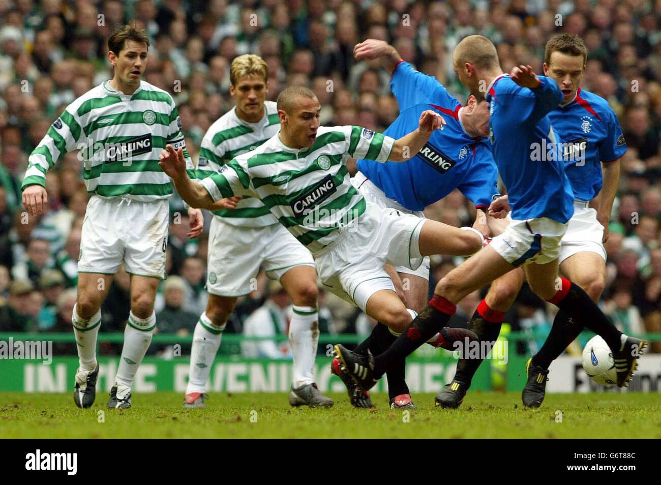 Scottish Cup fifth round Celtic v Rangers Stock Photo - Alamy