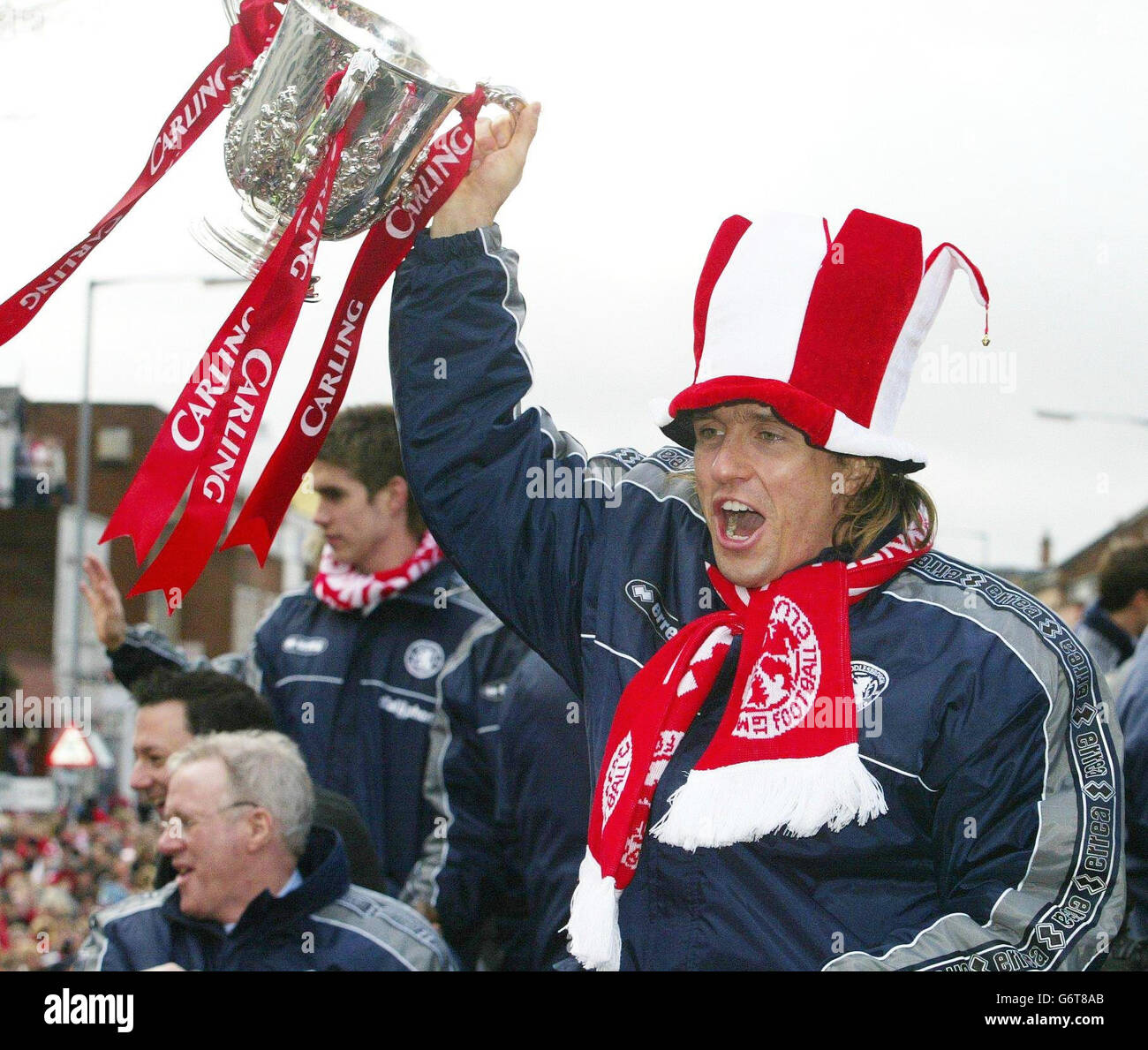 Middlesbrough victory parade Stock Photo - Alamy