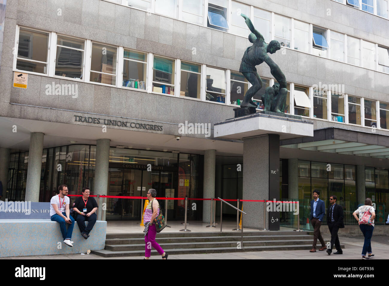 Congress House, TUC headquarters, Great Russell Street, London, UK ...