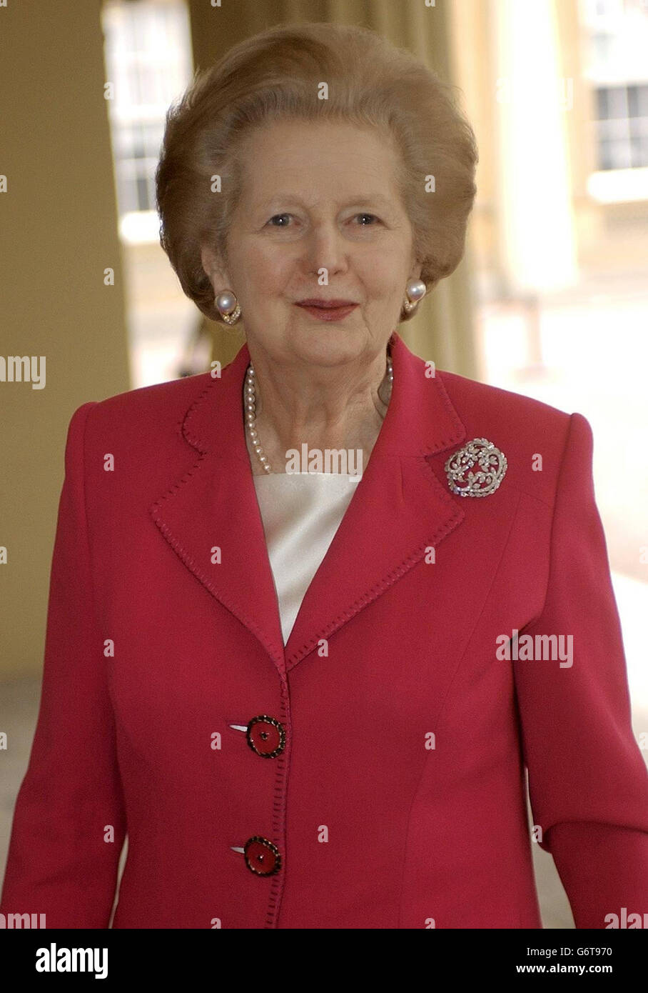 Politics head shoulders smiling baroness thatcher margaret thatcher ...