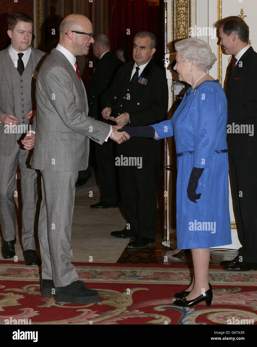 Buckingham Palace reception for the Dramatic Arts Stock Photo - Alamy