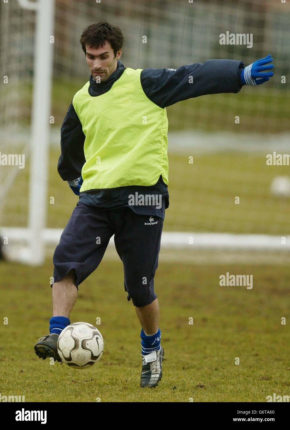 Keith Gillespie during training Stock Photo - Alamy