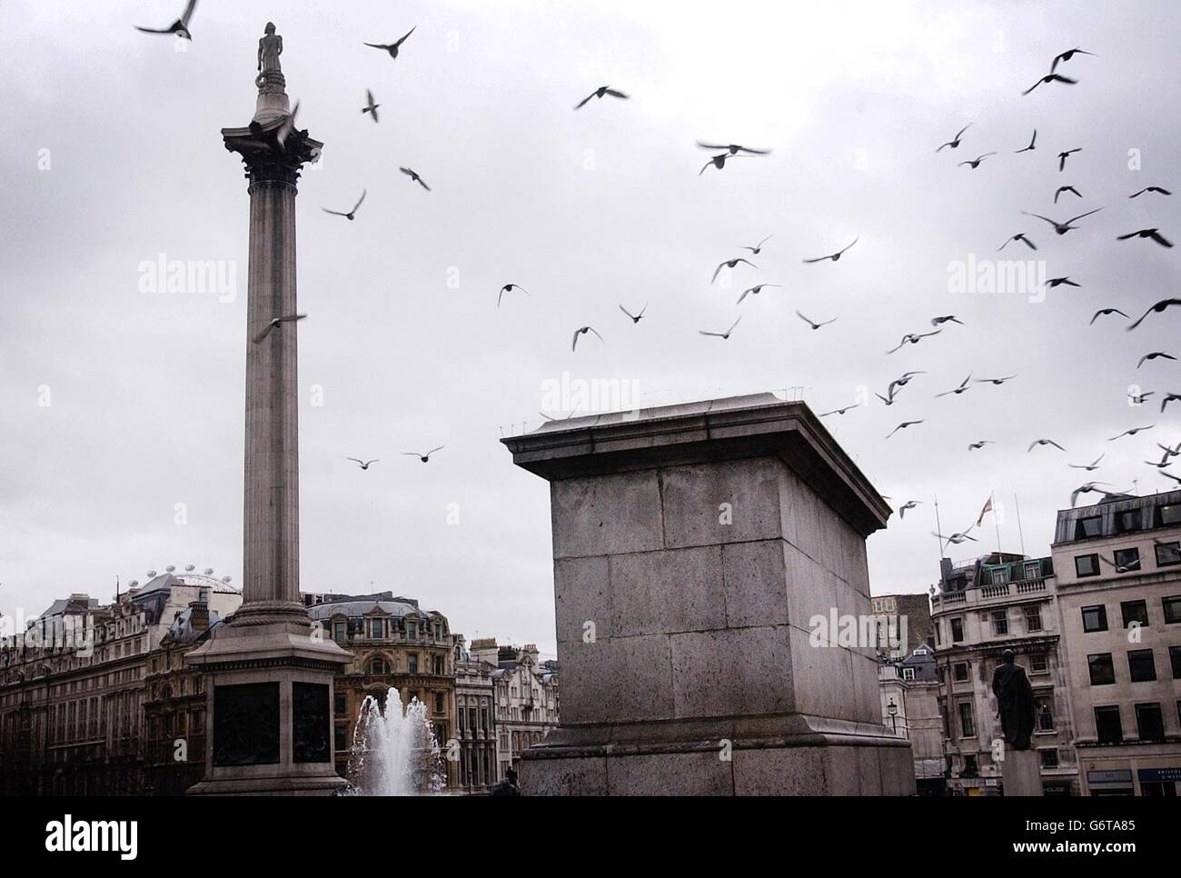 ARTS Trafalgar Square Plinth Stock Photo - Alamy