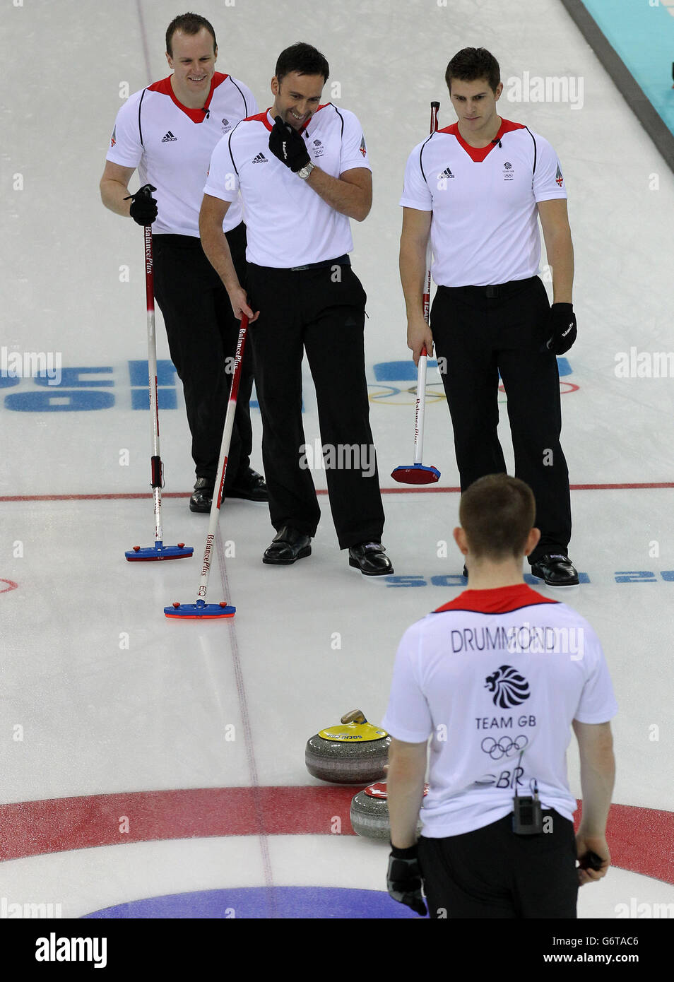 Sochi Winter Olympic Games - Day 11. Great Britain's skip David Murdoch ...