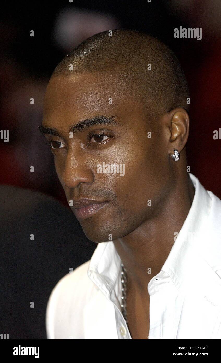 Simon Webbe from boyband Blue arrives for the Daily Mirror's Pride Of ...