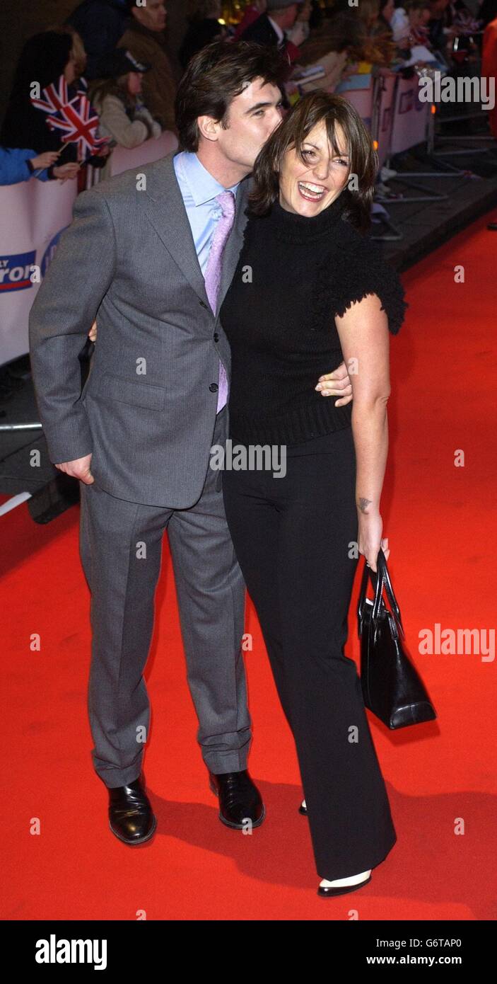 Davina McCall and her husband, Matthew Robertson arrives for the Daily ...