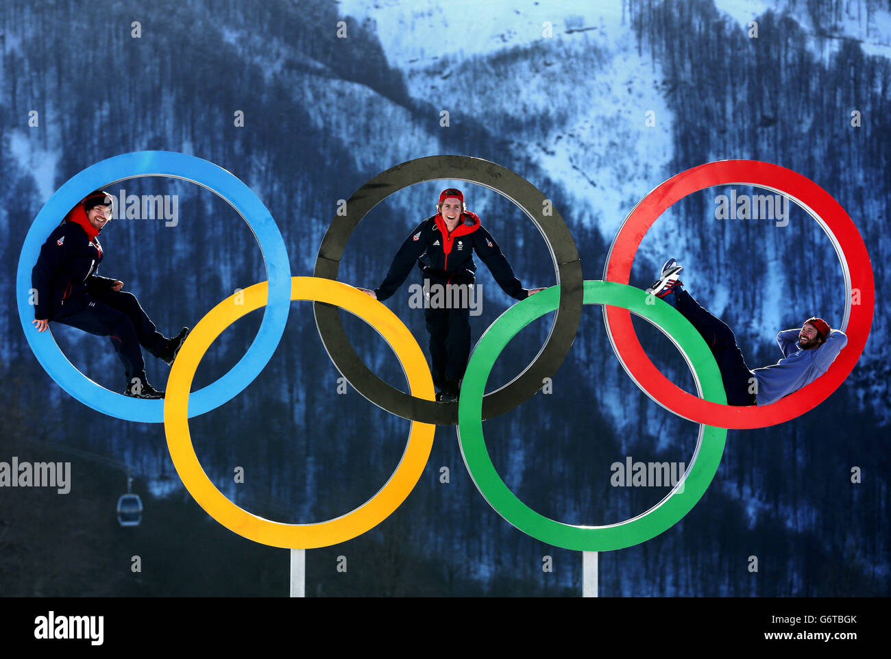 Sochi Winter Olympic Games - Pre-Games activity - Tuesday Stock Photo ...