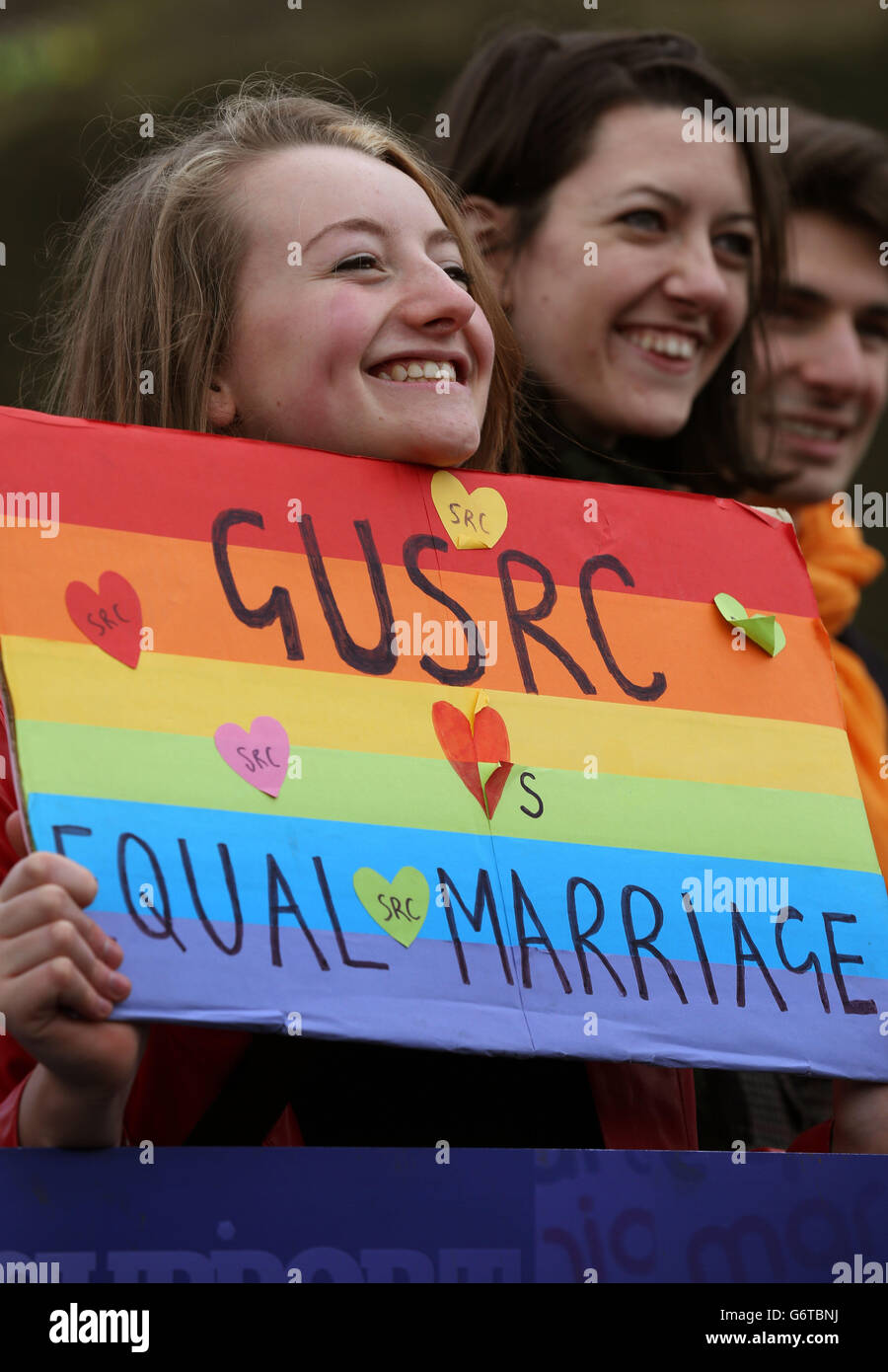 Equality Network hold a rally outside the Scottish Parliament as MSPs ...