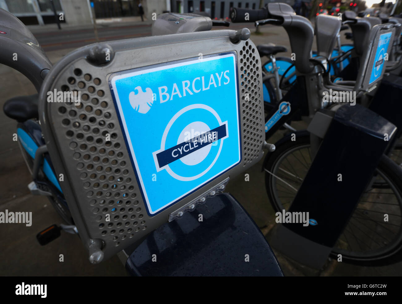 Barclays Cycle Hire bikes popularly known as 'Boris Bikes' ready for ...