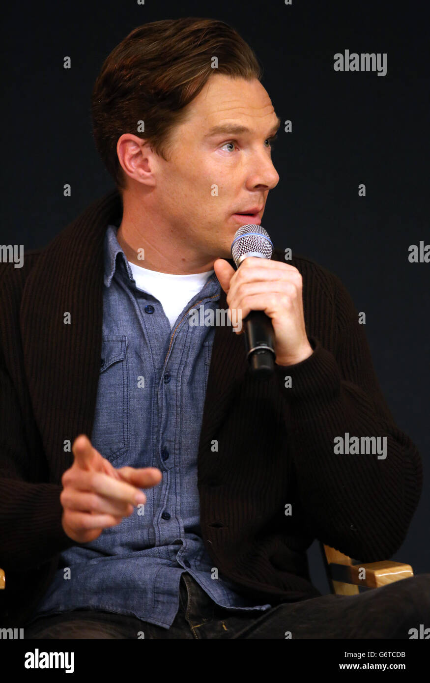 Benedict Cumberbatch attending the Meet The Filmmakers: Sherlock event ...