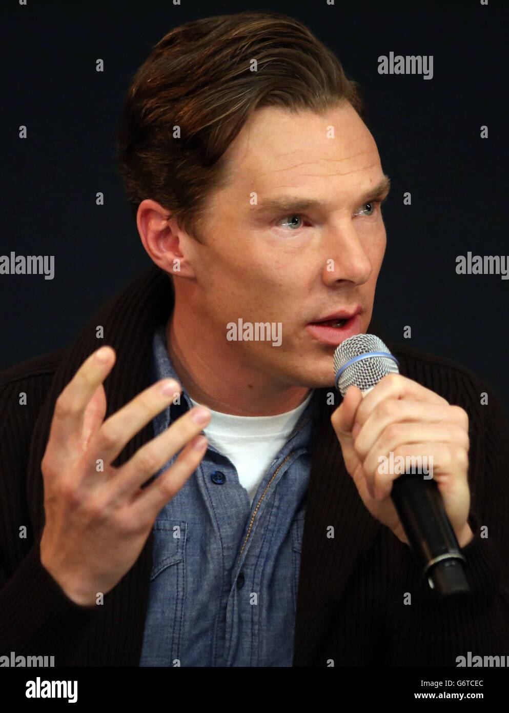 Benedict Cumberbatch attending the Meet The Filmmakers: Sherlock event ...