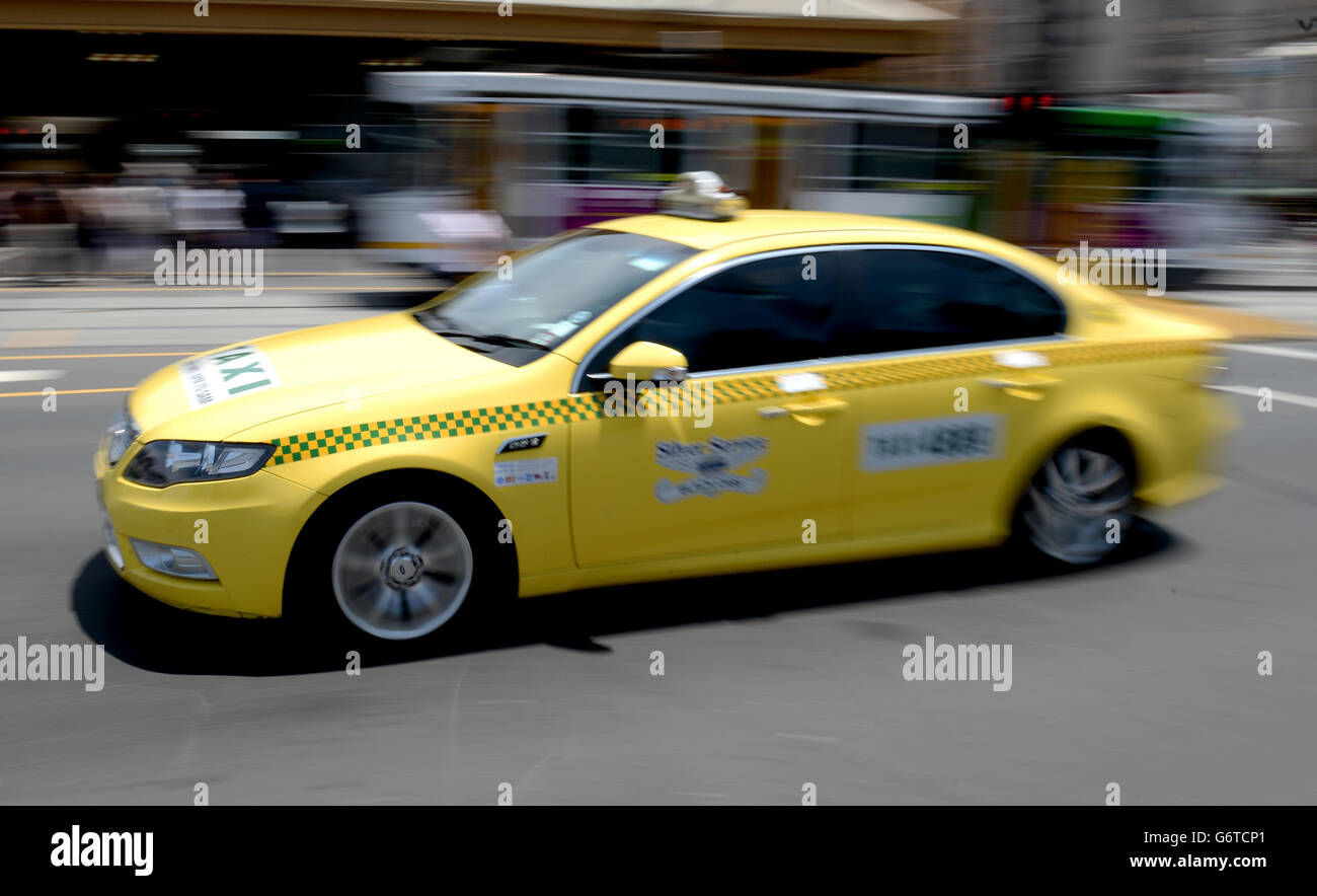 Melbourne taxi hi-res stock photography and images - Alamy