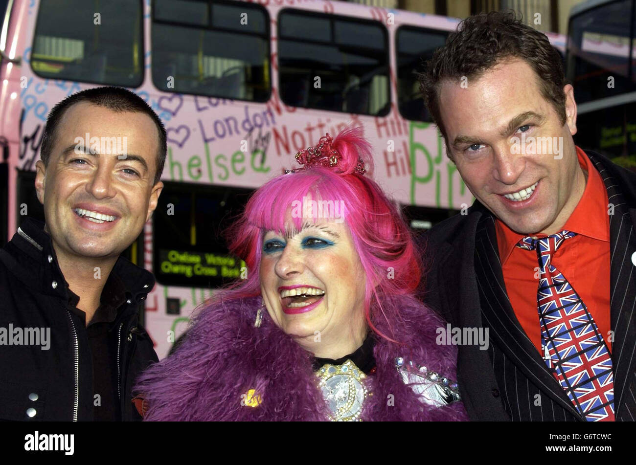 Designers, from left to right; Julien Macdonald, Zandra Rhodes and Toby ...