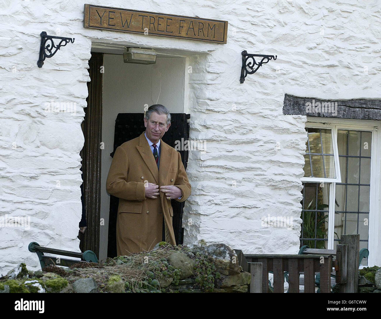 Prince of Wales Rosthwaite visit Stock Photo - Alamy