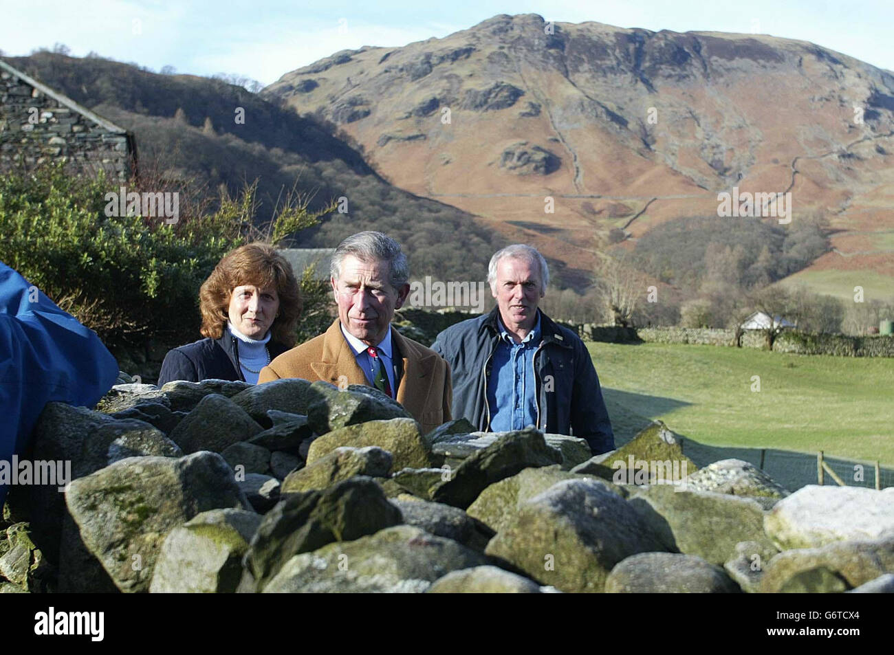 Prince of Wales Rosthwaite visit Stock Photo - Alamy