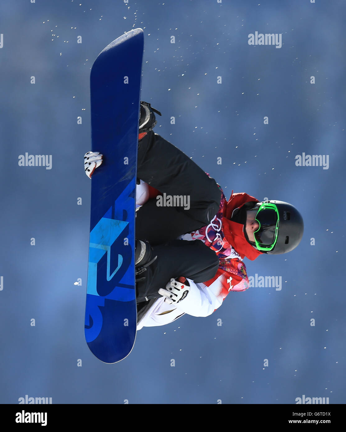 Canada's Maxence Parrot during the Snowboard Men's Slopestyle ...