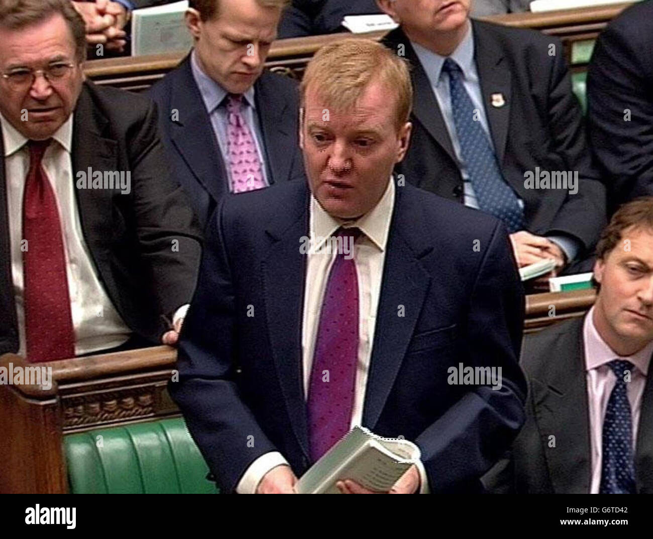 Liberal Democrat leader Charles Kennedy during Prime Minister's ...