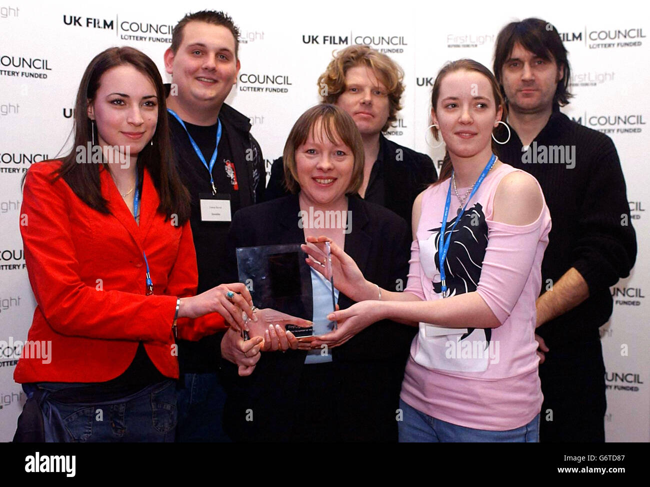 Sinead Morgan (left), James Burns (second left) and Kate Savage (second ...