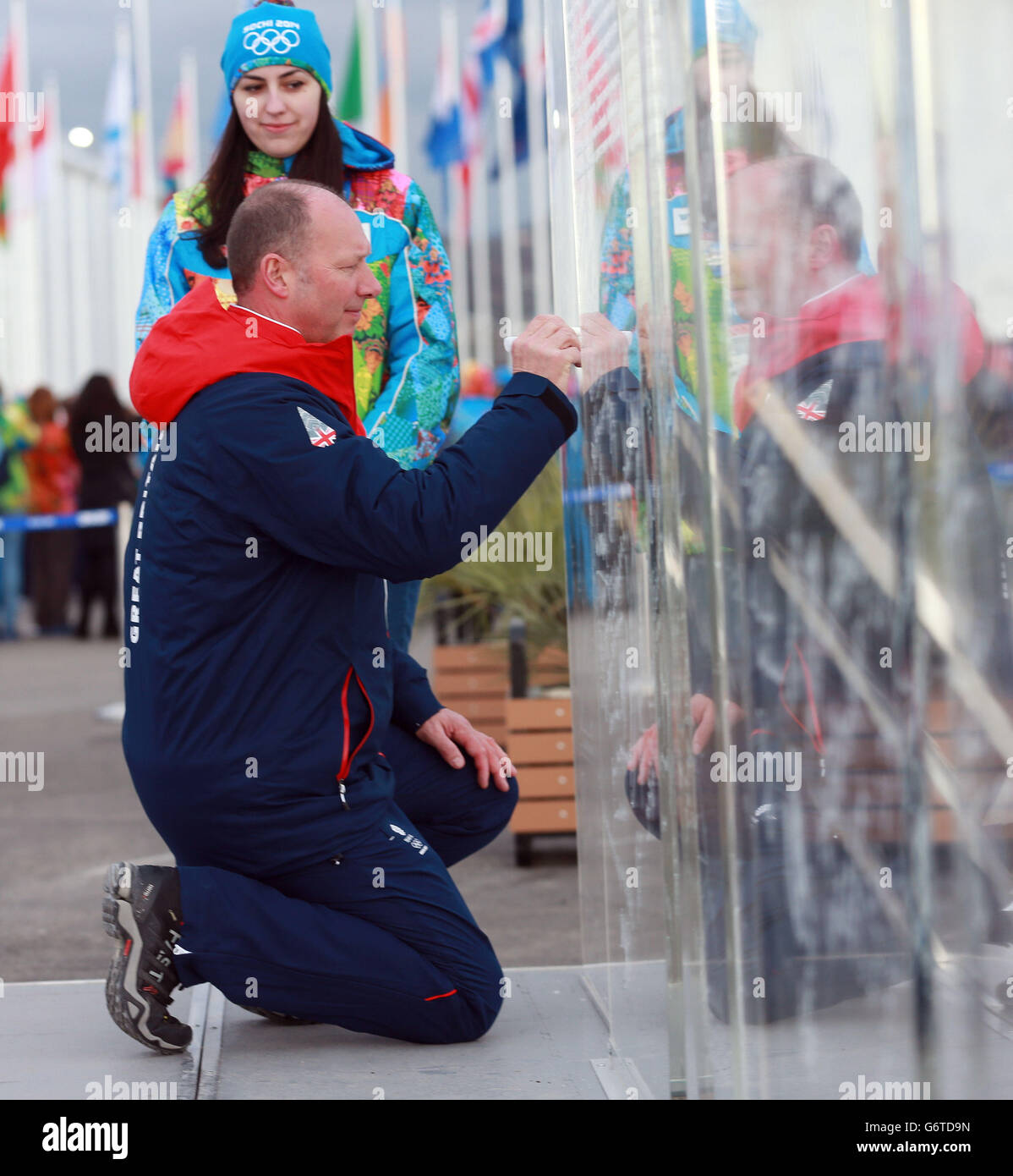 Sochi Winter Olympic Games - Pre-Games activity - Thursday Stock Photo ...