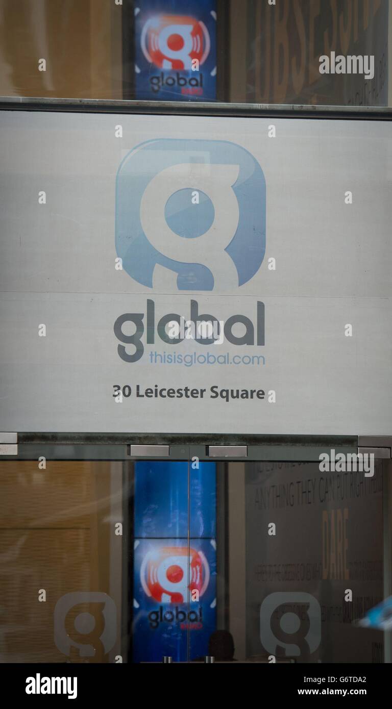 The headquarters of Global Radio in London's Leicester Square today as ...