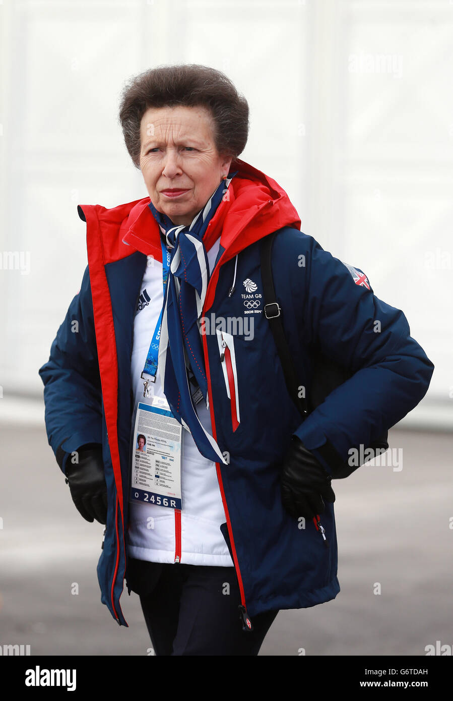 Hrh princess anne during the team gb welcome ceremony hi-res stock ...