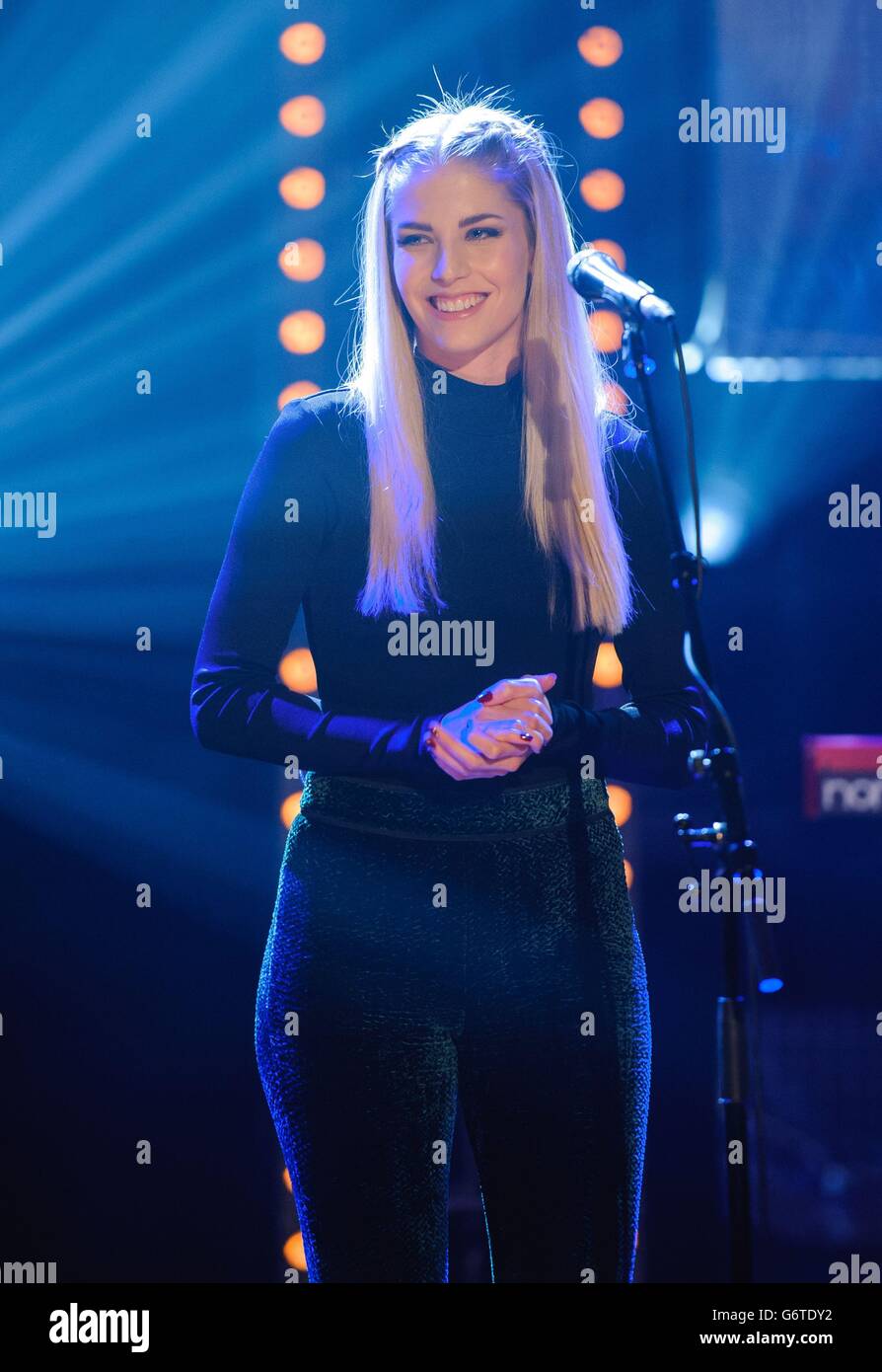 Hannah Reid of London Grammar performs during filming of the Graham ...