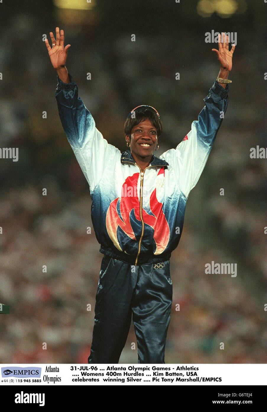 31-JUL-96, Atlanta Olympic Games - Athletics, Womens 400m Hurdles, Kim ...