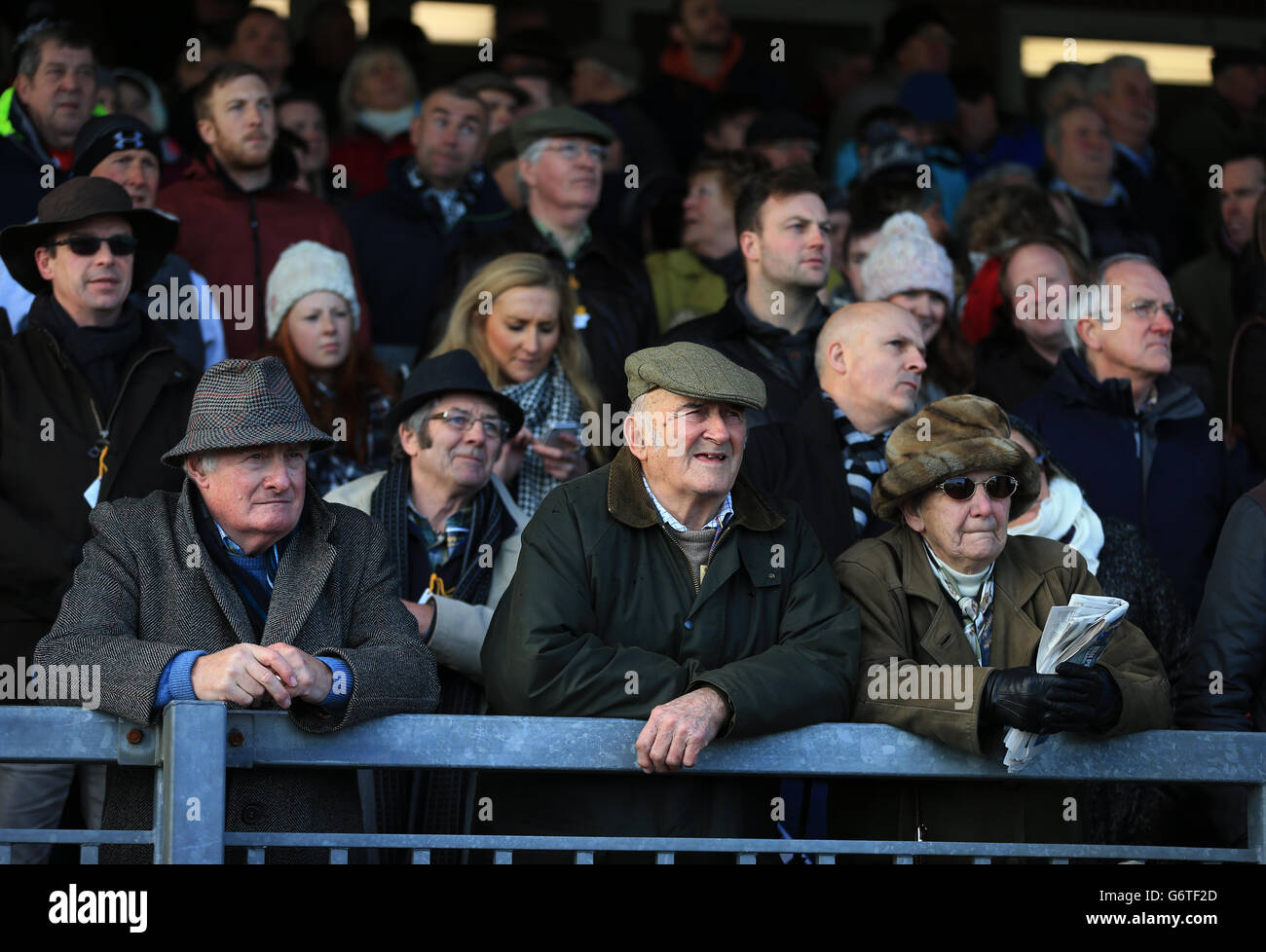 Racegoers enjoy watching racing during the Bathwick Tyres Super Sunday ...