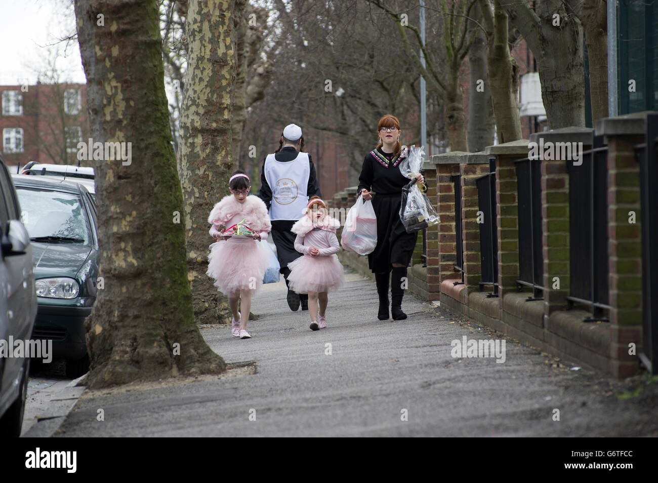 Purim 2016 in Stamford Hill, London, the largest Hasidic Jewish ...