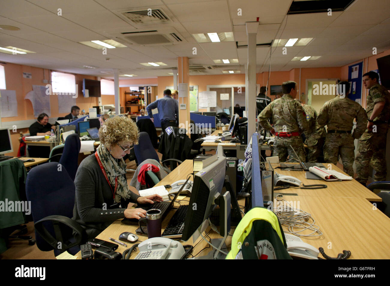 Winter weather Feb 11th Stock Photo - Alamy